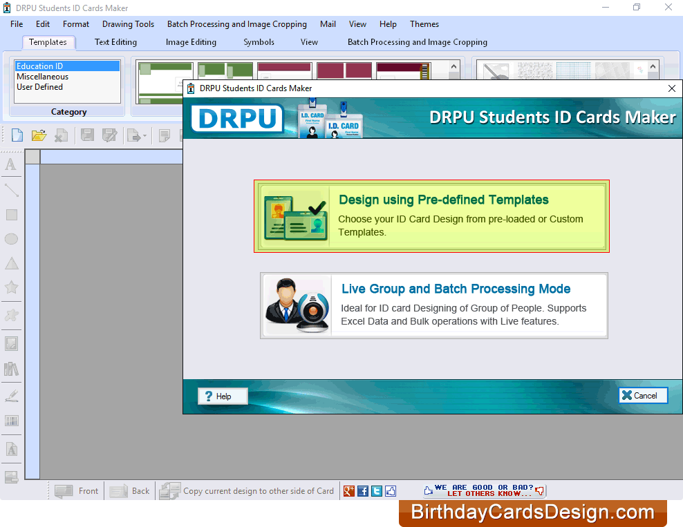 DRPU Student ID Cards Maker Software designs student ID cards using ...